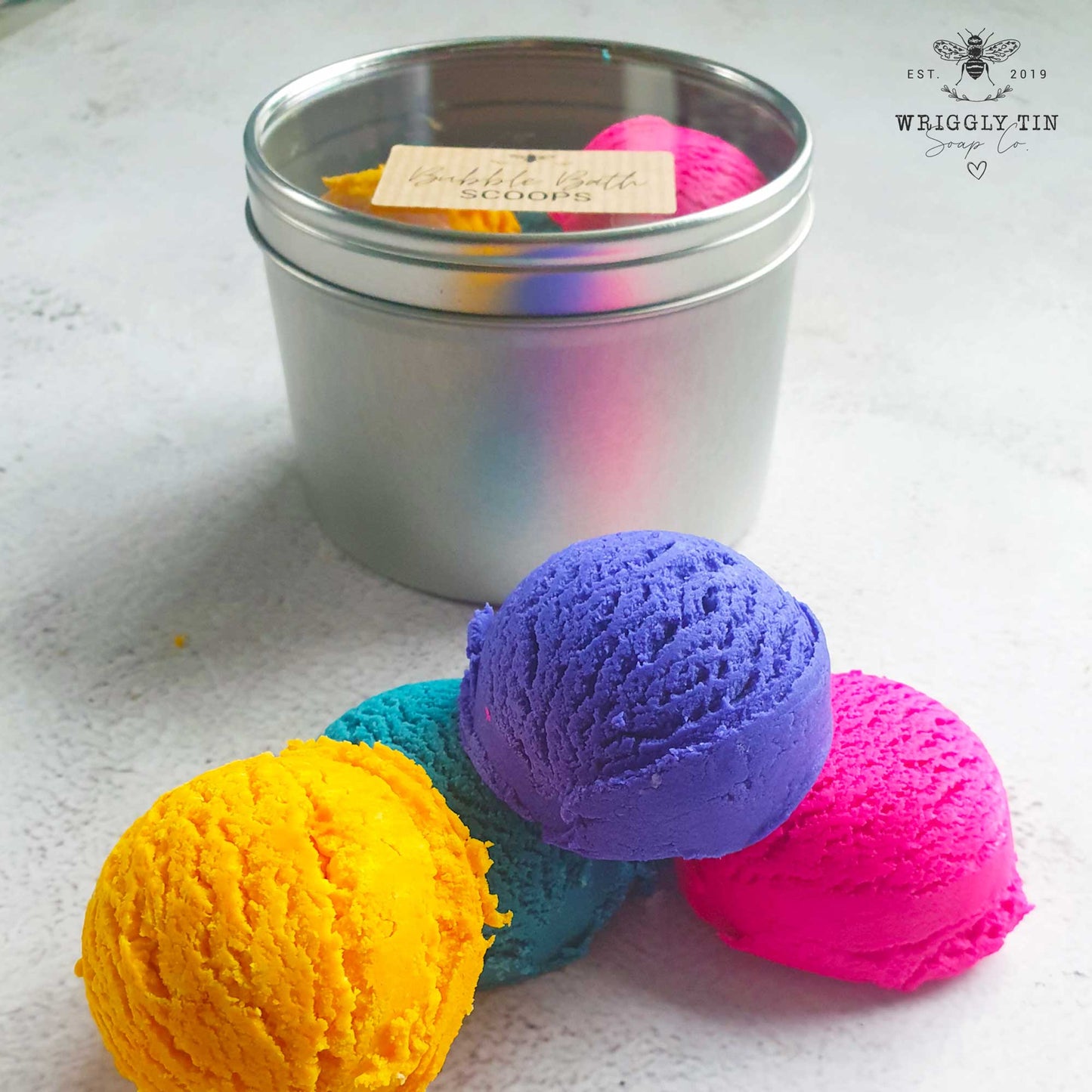 Solid Bubble Bath Bars - Scoops - Wriggly Tin Soap – Wriggly Tin Soap Co.